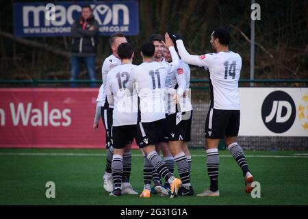 Pontypridd, Wales 12 December 2020. Nathaniel MG Cup Round One match ...