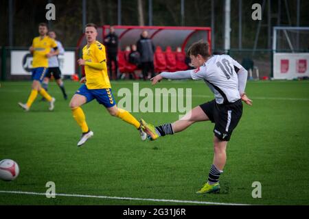 Pontypridd, Wales 12 December 2020. Nathaniel MG Cup Round One match ...