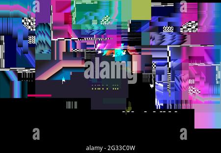 Abstract screen texture glitch noise. Test screen glitch noise texture ...