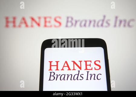 Ukraine. 13th June, 2021. In this Photo illustration a Virgin Orbit ...