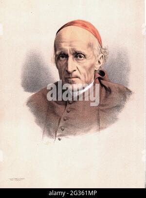 Henry Edward Manning. Portrait of English Roman Catholic Archbishop of ...
