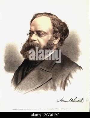 Samuel Plimsoll - portrait. British Liberal politician and social ...