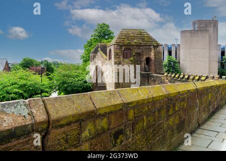The Roman Wall in Chester, Cheshire Stock Photo - Alamy