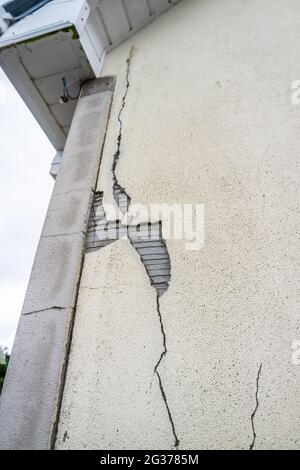 DONEGAL, IRELAND - JUNE 12 2021 : Many houses in Ireland are crumbling ...