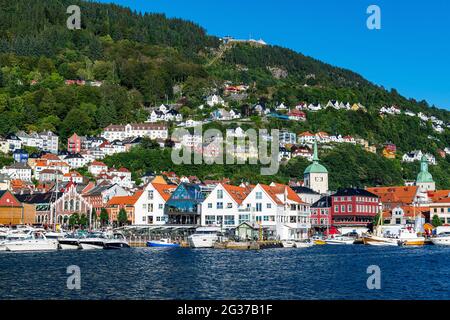 Bryggen, series of Hnaseatic buildings, Unesco world heritage site ...