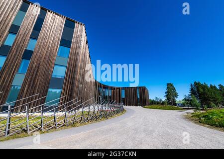 Siida Museum for Sami culture, Inari, Lapland, Finland, Europe Stock ...