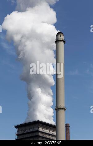 Coking plant of HKM, Huettenwerke Krupp-Mannesmann in Duisburg ...
