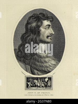 John II (1319 – 1364), called John the Good (Jean le Bon), monarch of ...