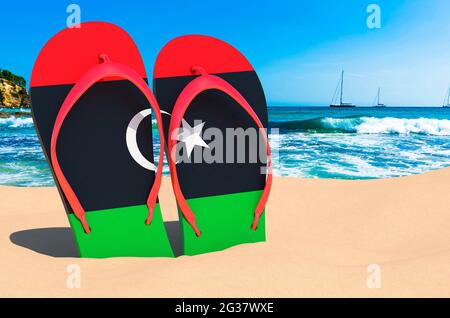 Libyan Resorts, Libya Vacation, Tours, Travel Packages concept. 3D ...