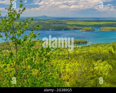 Giant Slide Loop Carriage Road, Acadia National Park, Maine, USA Stock ...