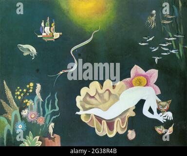 Harue Koga artwork entitled Sea - 1929 Stock Photo - Alamy