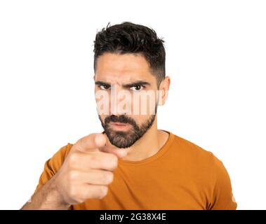 Closeup portrait of unhappy, angry, mad, pissed off man, annoyed ...
