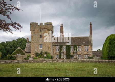 Halton Castle is a medieval towerhouse later altered to a country house ...