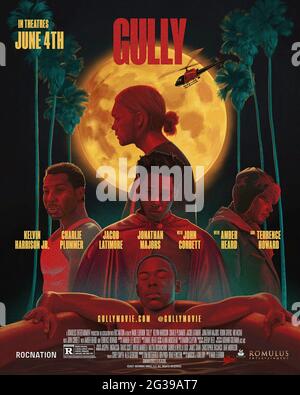 GULLY, from left: Jacob Latimore, Kelvin Harrison Jr., Charlie Plummer ...