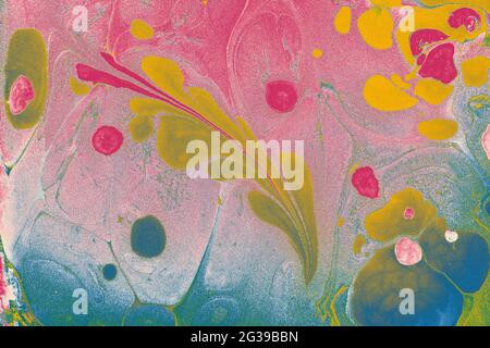 Ebru marble effect pattern design for print Stock Photo - Alamy