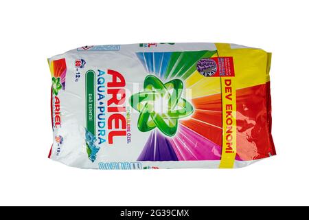 Istanbul, Turkey - June 10, 2021: Ariel - Powder Laundry Detergent ...