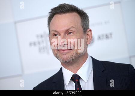 Actor Christian Slater attends the “Dr. Death” premiere at the 2021 ...