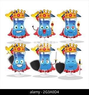 A Charismatic King pineapple cartoon character wearing a gold crown ...