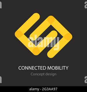 Connected mobility icon concept design Stock Vector Image & Art - Alamy