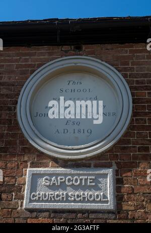 Sapcote Church School, Sapcote, Leicestershire, England, UK Stock Photo ...