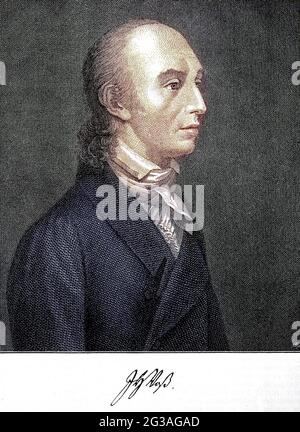 Johann Heinrich Voß, 20. Februar 1751 - 29. März 1826, war ein ...