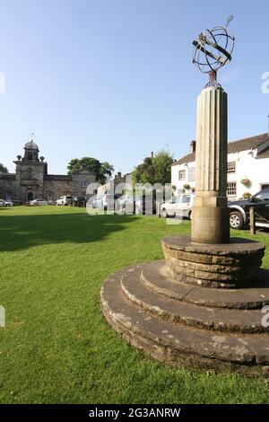 Linton, Yorkshire, England, Uk. A typical small Yorshire Village with ...
