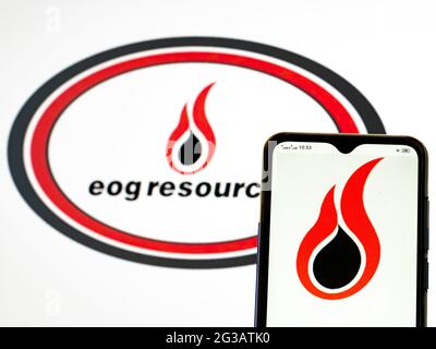 Ukraine. 15th June, 2021. In this photo illustration, a Sempra Energy ...