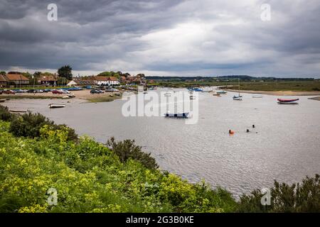 Coastline at Burnham Overy Staithe, Norfolk, England Stock Photo - Alamy