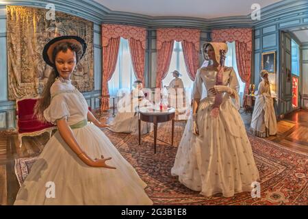 interior of Ussé Castle Indre et Loire Centre France Stock Photo - Alamy