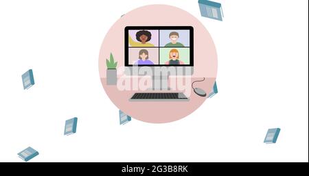 pink circle abstract or illustration for video background Stock Photo ...