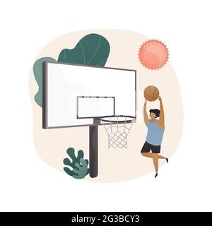 Basketball camp abstract concept vector illustration Stock Vector Image ...