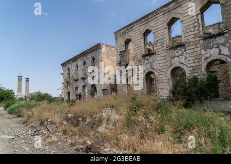 The Juma mosque in Agdam, Nagorno Karabakh, Azerbaijan. 13.06.21 Stock ...