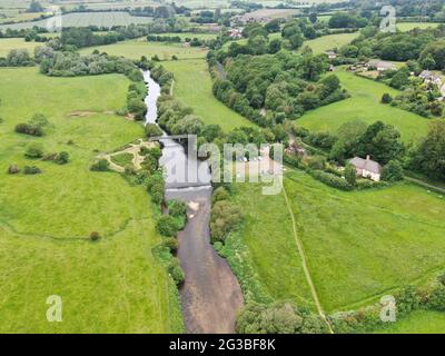 Eye Bridge Wimborne Dorset UK Stock Photo - Alamy