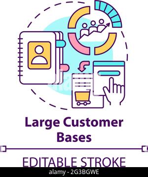 Customer folder icon. Outline customer folder vector icon for web ...