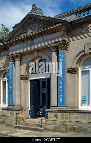 Entrance to The Mercer Art Gallery Harrogate town centre North ...