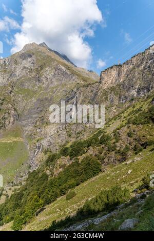 "Del Serio" waterfalls in the territory of Valbondione Stock Photo - Alamy