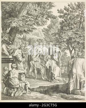 Telemachus refuses the crown and scepter of Cretan; Adventures of ...