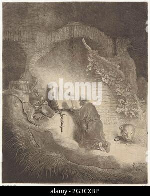 H. Hieronymous in prayer Stock Photo - Alamy