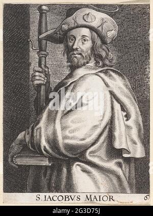 Apostle James the multiple; S. Jacobus Maior; Apostles. Numbered at the ...