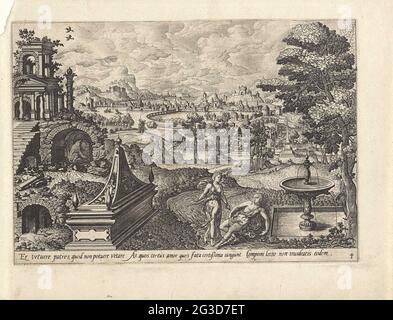 Pyramus and Thisbe; Metamorphoses from Ovid. Pyramus put himself down ...