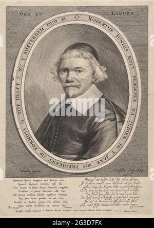 Portrait of Robert Junius. Robert Junius, pastor in India, Formosa ...
