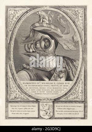 Portrait of Floris IV, Count of Holland; Graves and gravingen from ...