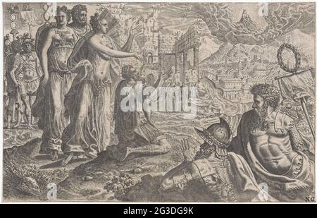 Mary with the Child appears to Emperor Augustus, The Tiburtine Sibyl ...