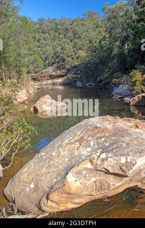 Jellybean Pool, Blue Mountains National Park Stock Photo - Alamy