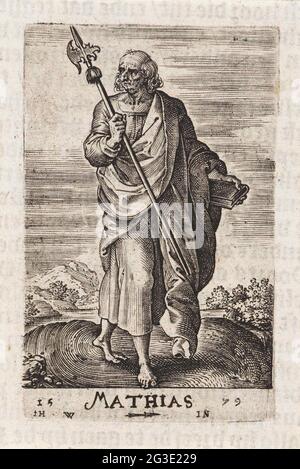 H. Mattias; S. Matthias; Christ and the twelve apostles, and H. Paulus ...