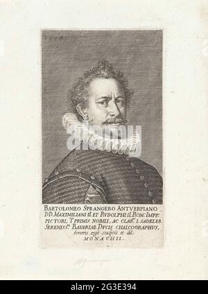 Portrait of bartholomeus spranger. The painter Bartholomeus Spranger ...