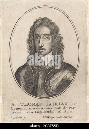 Portrait of Thomas Fairfax, military leader Stock Photo - Alamy