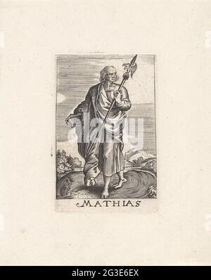 H. Mattias; S. Matthias; Christ and the twelve apostles, and H. Paulus ...