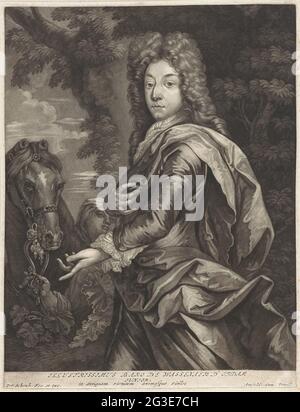 Portrait of Jacob Baron van Wassenaer heer van Obdam, Theodor Matham ...