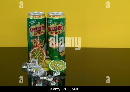 Selangor, Malaysia: June 16, 2021 - flavours available for the soft ...